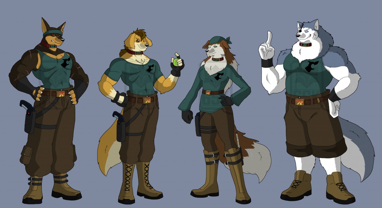Road Rovers Team Line up by 6SpiritKing Fur Affinity dot net
