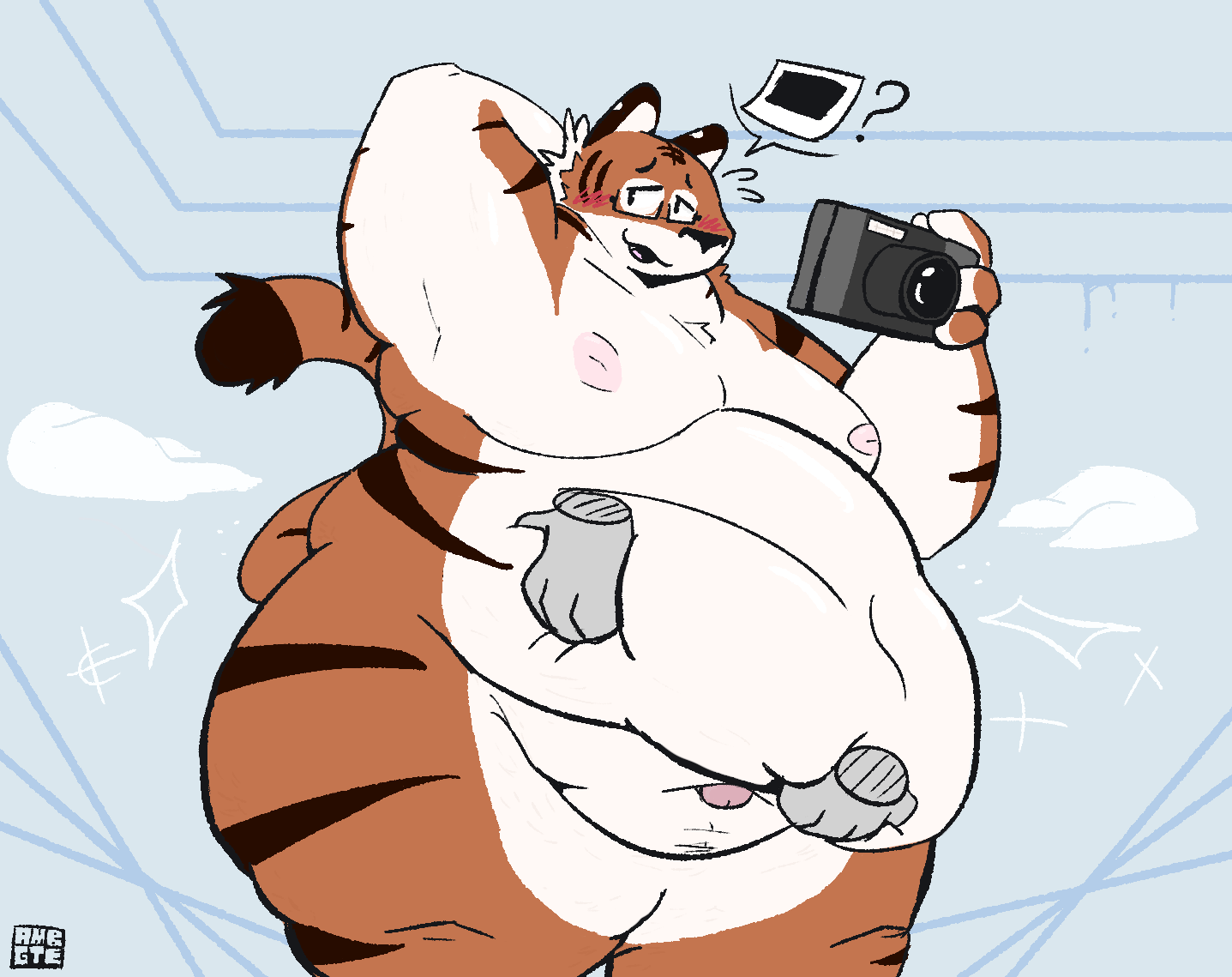Rule 34 Ambergate Anthro Balls Belly Belly Grab Belly Overhang Big