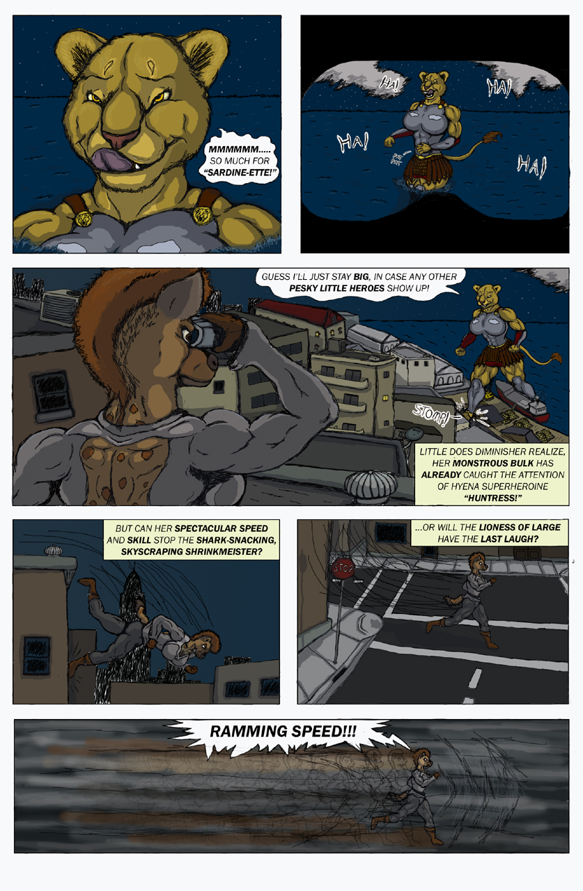 Muscle Lioness Macrovore Comic Pg 6 By Animagusurreal Fur Affinity Dot Net