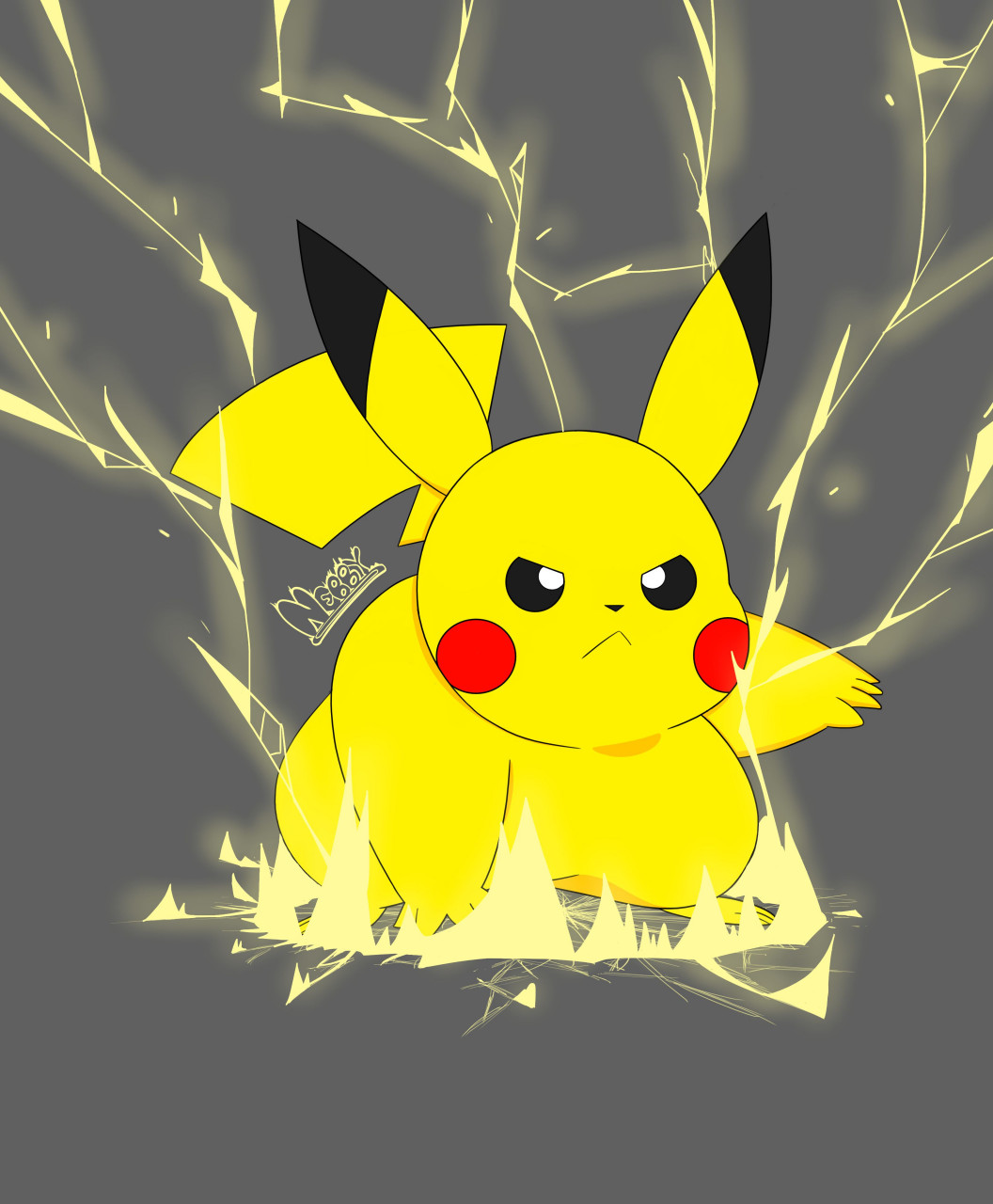 Pikachu Lightning Wallpaper