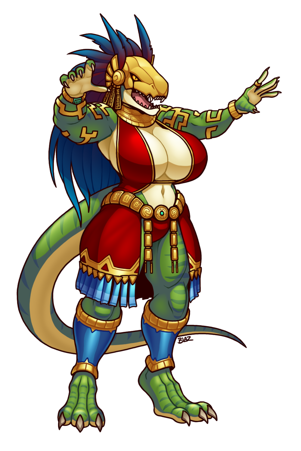 The Big Imageboard Tbib 2023 Anthro Aztec Big Breasts Blazbaros