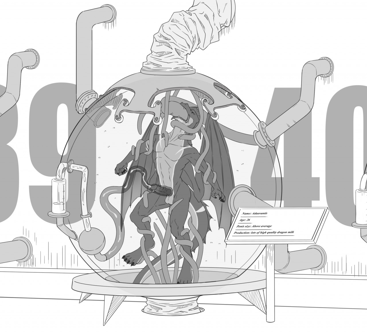 Rule 34 Adaavantis Anthro Balls Bodily Fluids Bondage Bound Claws Container Container Bondage