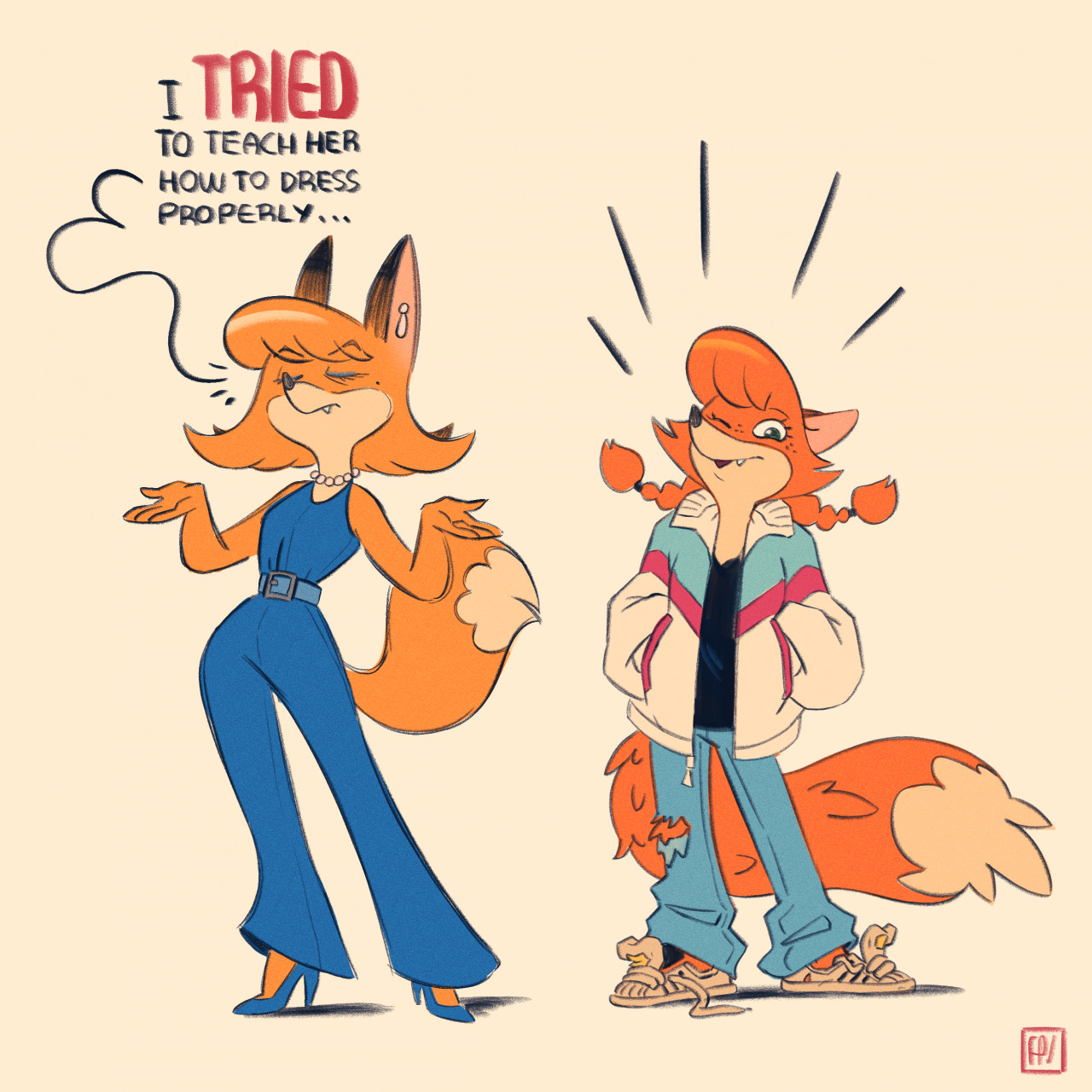Mom Daughter Things By Fox Pop Fur Affinity Dot Net