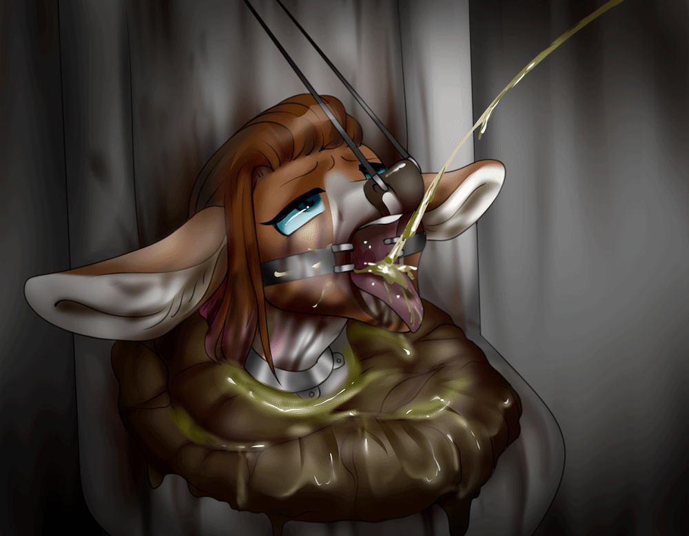 Rule 34 2023 Ambiguous Gender Animated Anthro Blue Eyes Bodily Fluids Brown Hair Deer Drinking