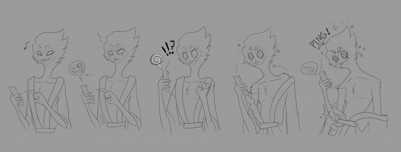 Rule 34 Anthro Bathrobe Cellphone Clothes Falling Off Clothing Duo Electronics Erection