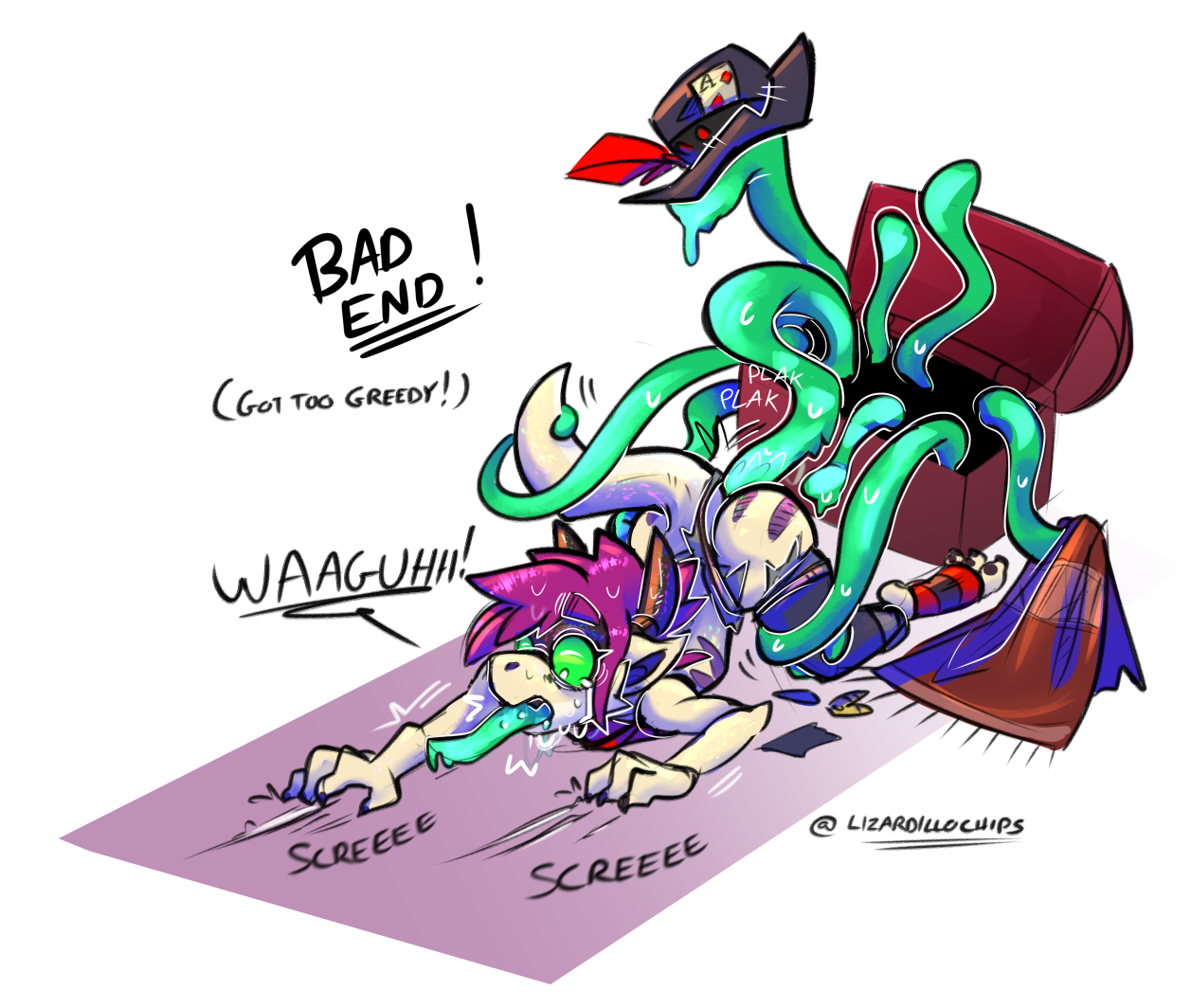 Rule 34 All The Way Through Ambiguous Gender Anal Anal Sex Anal Threading Anthro Bad End