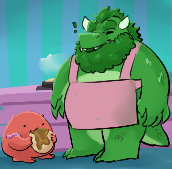The Big Imageboard Tbib Ambiguous Gender Anthro Dragon Duo Food