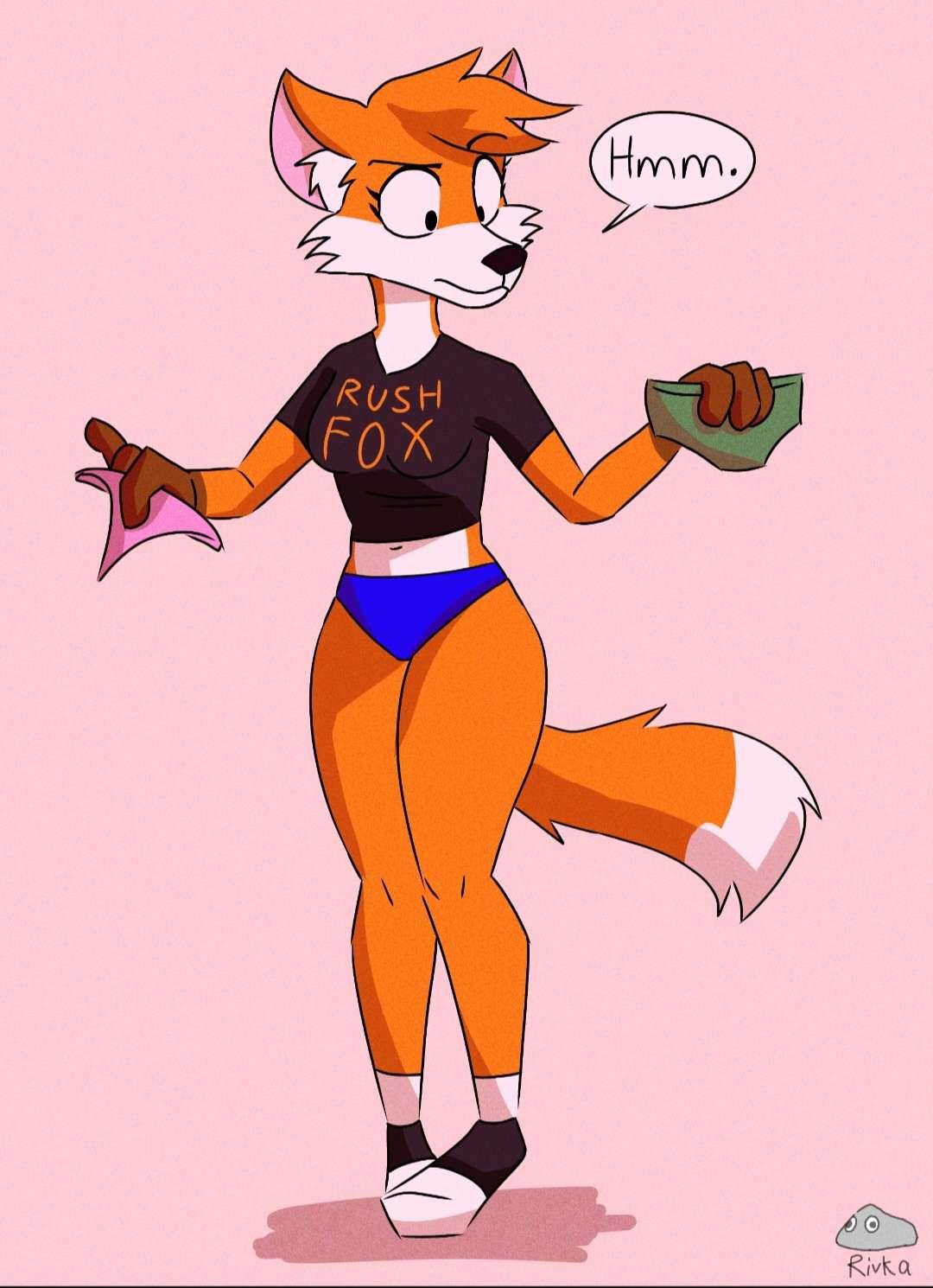 Rush Fox chooses his underwear by RashidaVixen by rusfox590 Fur Affinity dot net