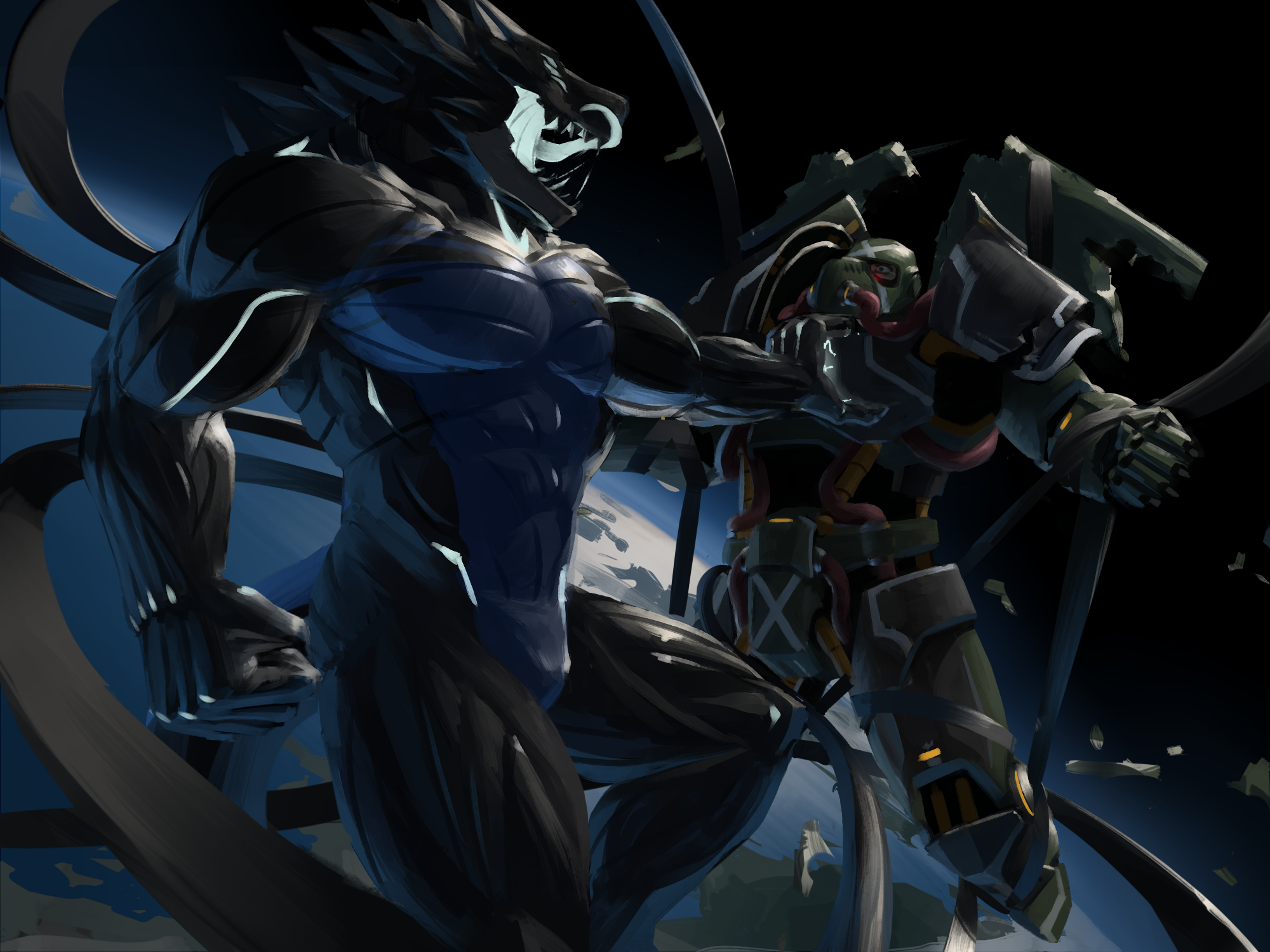 The Big Imageboard Tbib 5 Fingers Anthro Armor Black Body Black