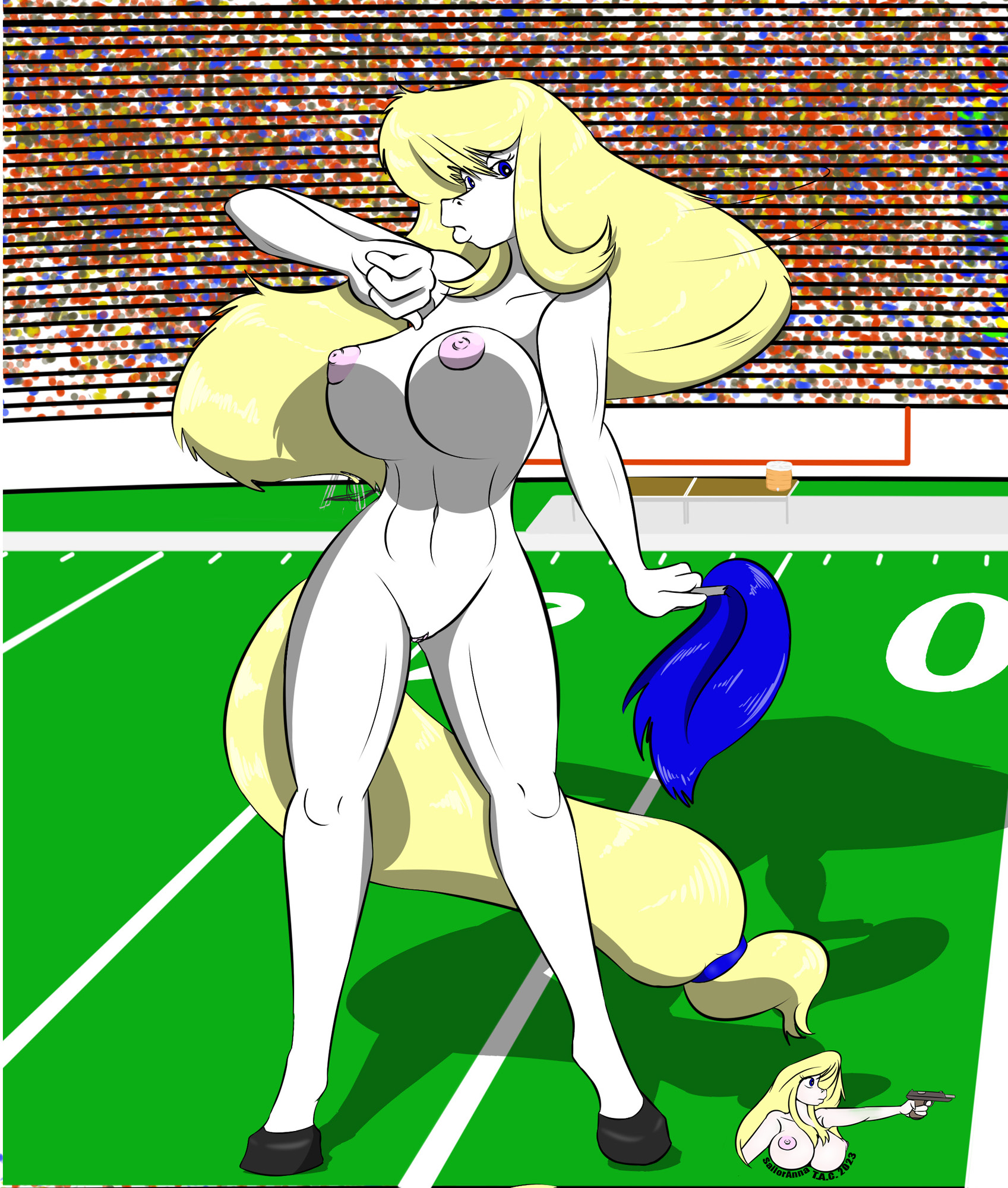 Rule 34 Anna Sailoranna Anthro Big Breasts Blonde Hair Blue Eyes