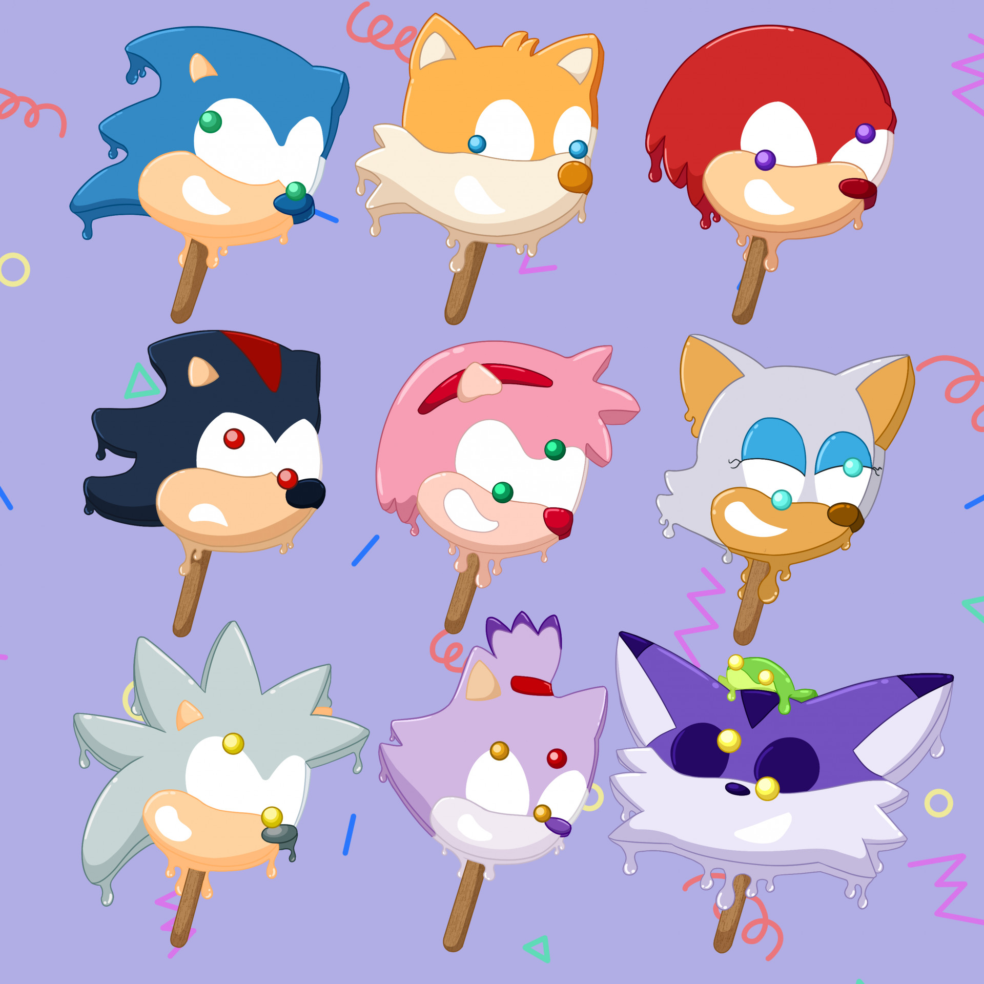 Sonic popsicles by sarahmcsquish Fur Affinity dot net