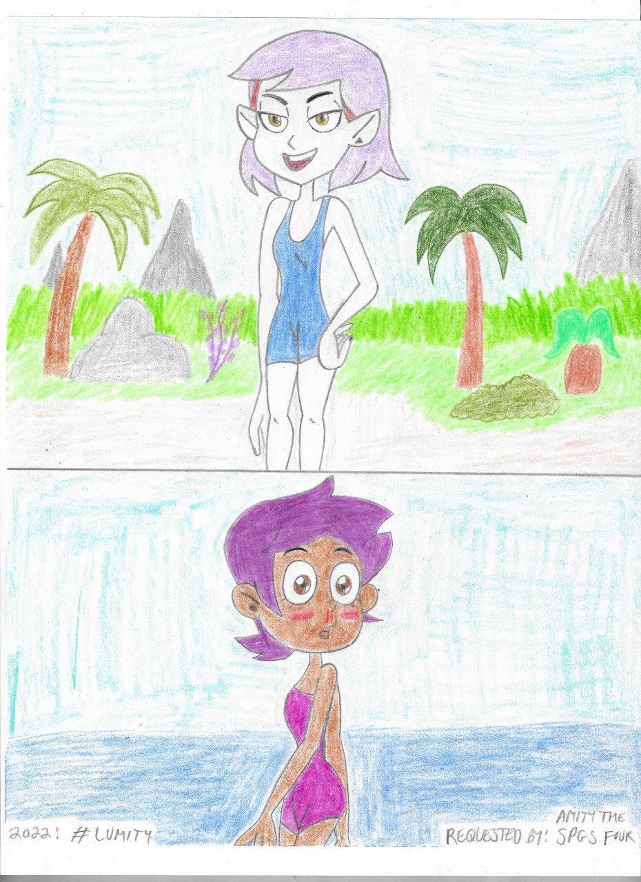 Luz And Amitys Swimsuits By Shrekrulez Fur Affinity Dot Net