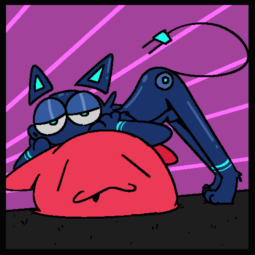 Rule 34 808 Hi Fi Rush Anthro Balls Biped Blue Body Blue Eyes Blue Fur Domestic Cat Felid