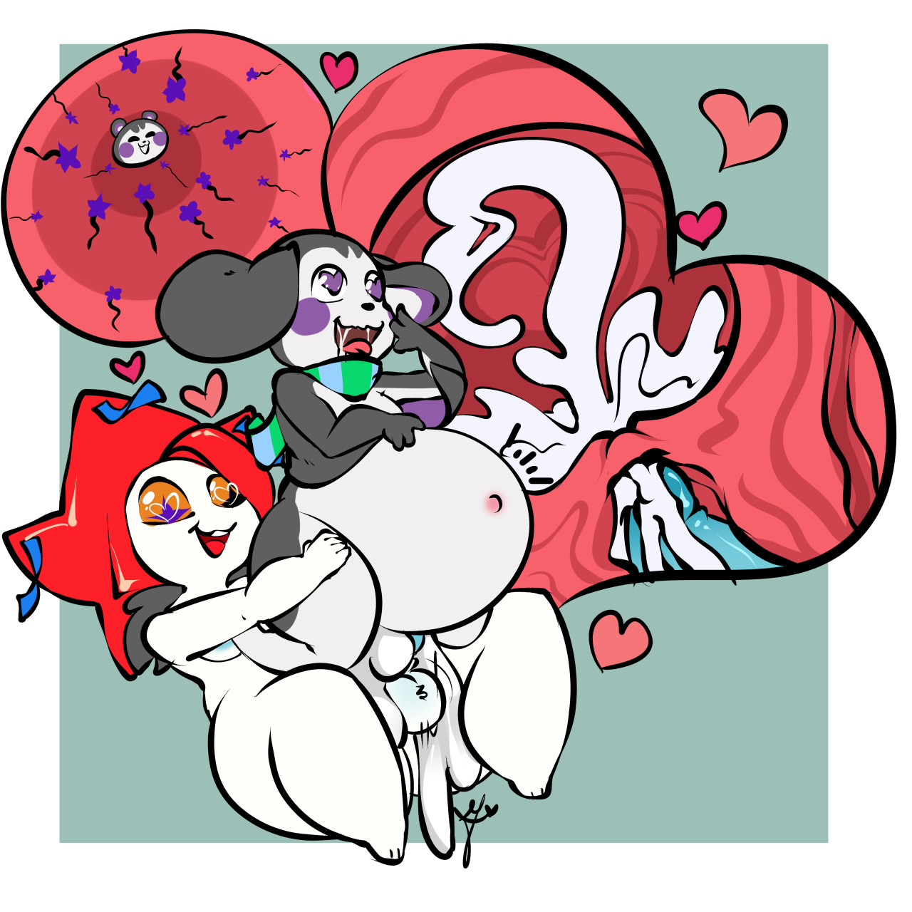Rule 34 Anthro Belly Big Belly Bodily Fluids Cervical Penetration Cross Section Cum Cum In