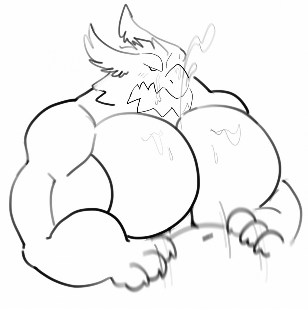 Rule 34 2019 Anthro Belly Biceps Biped Blush Bodily Fluids Cum