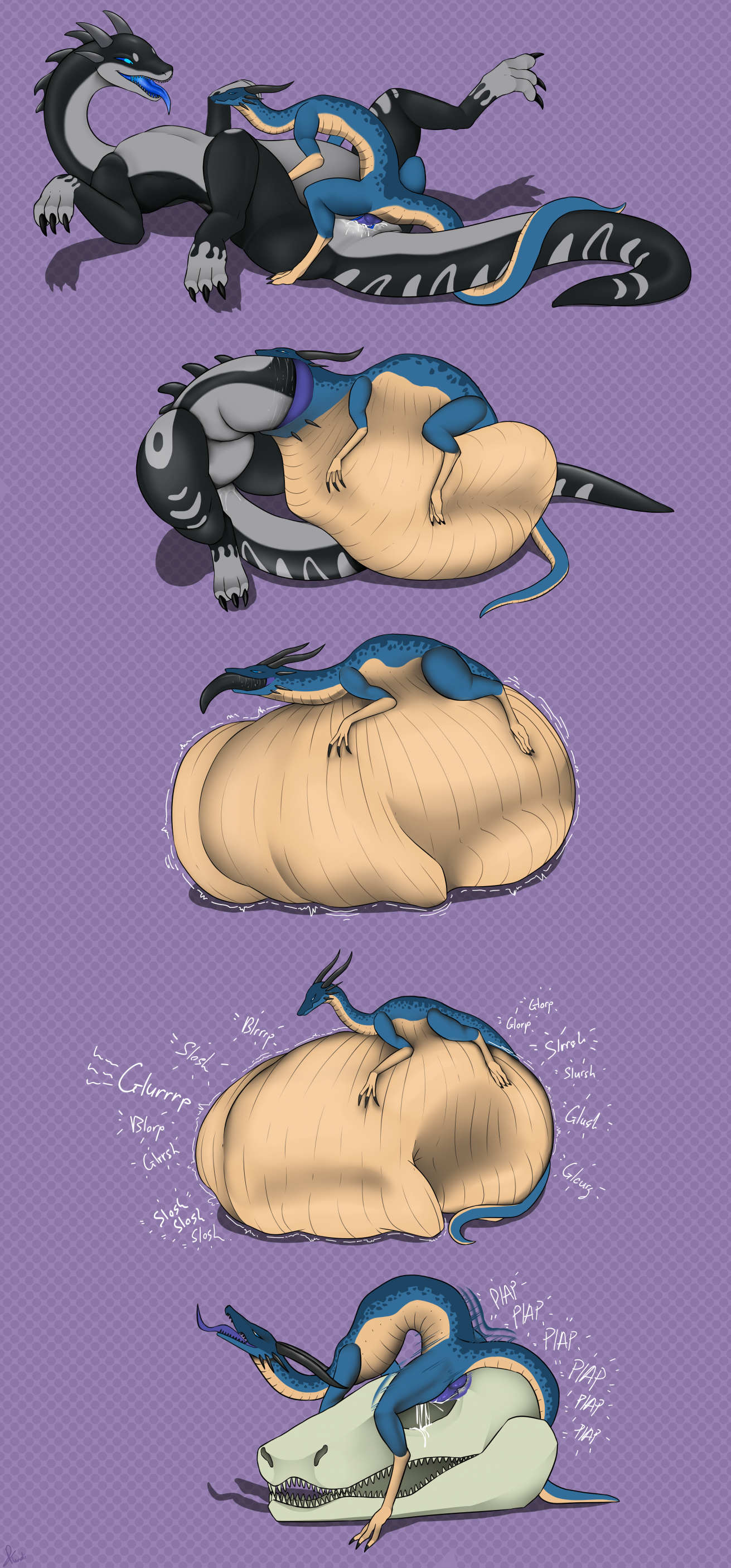 Rule 34 Absurd Res Amphibian Belly Blue Bodily Fluids Bone Bulge Cum